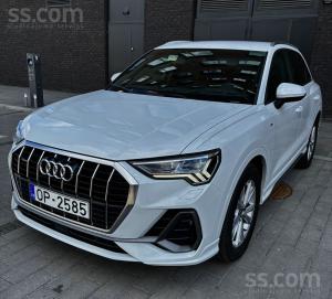 White Audi Q3 2019 in Riga, with an engine capacity of 2.00 L and mileage of 200 thousand km for 21800 €, photo 8 on AUTOMOTO.COM.LV