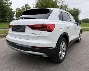 White Audi Q3 2019 in Siauliai, with an engine capacity of 1.97 L and mileage of 183 thousand km for 17200 €, photo 7 on AUTOMOTO.COM.LV