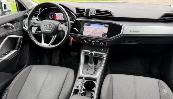 White Audi Q3 2019 in Siauliai, with an engine capacity of 1.97 L and mileage of 183 thousand km for 17200 €, photo 9 on AUTOMOTO.COM.LV