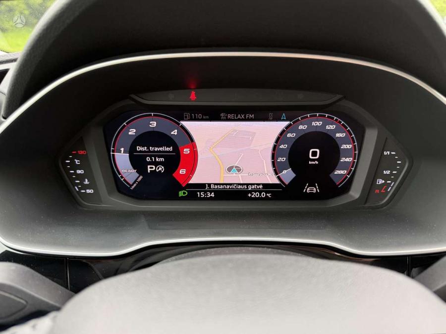 White Audi Q3 2019 in Siauliai, with an engine capacity of 1.97 L and mileage of 183 thousand km for 17200 €, photo 16 on AUTOMOTO.COM.LV