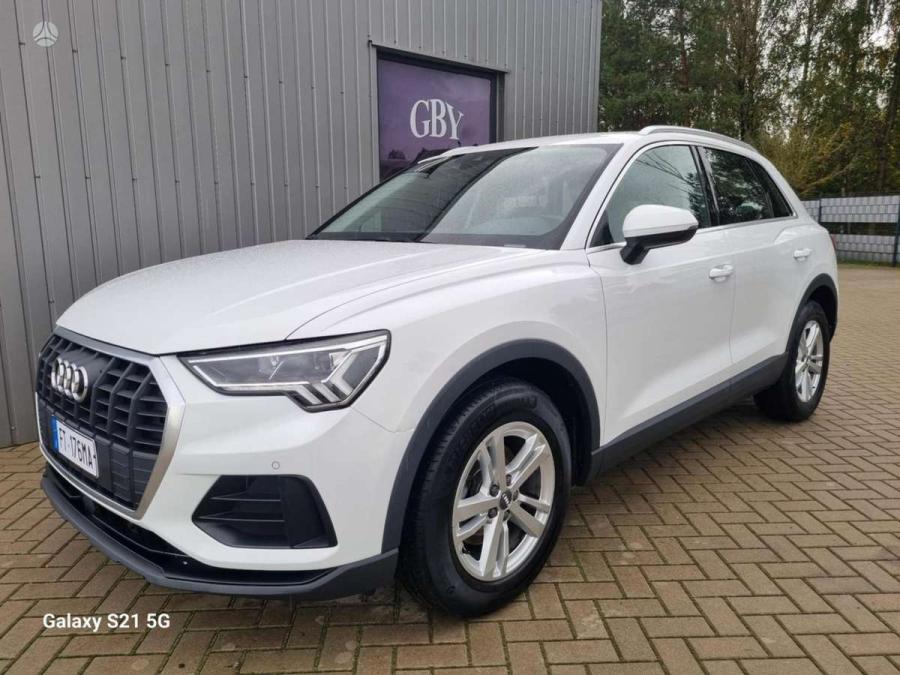 White Audi Q3 2019 in Taurage, with an engine capacity of 2.00 L and mileage of 206 thousand km for 17500 €, photo 1 on AUTOMOTO.COM.LV