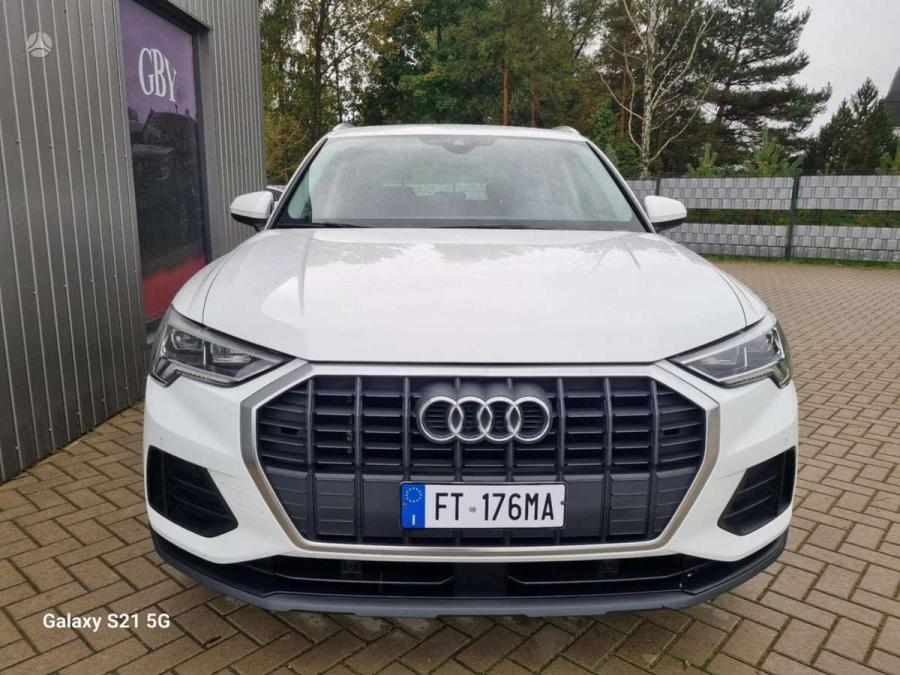 White Audi Q3 2019 in Taurage, with an engine capacity of 2.00 L and mileage of 206 thousand km for 17500 €, photo 3 on AUTOMOTO.COM.LV