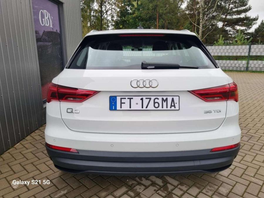 White Audi Q3 2019 in Taurage, with an engine capacity of 2.00 L and mileage of 206 thousand km for 17500 €, photo 7 on AUTOMOTO.COM.LV