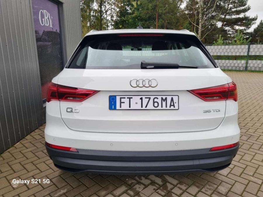 White Audi Q3 2019 in Taurage, with an engine capacity of 2.00 L and mileage of 206 thousand km for 17500 €, photo 7 on AUTOMOTO.COM.LV