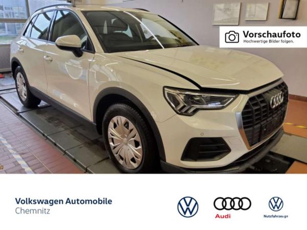 White Audi Q3 2020 in Kaunas, with an engine capacity of 1.50 L and mileage of 64 thousand km for 27499 €, photo 1 on AUTOMOTO.COM.LV