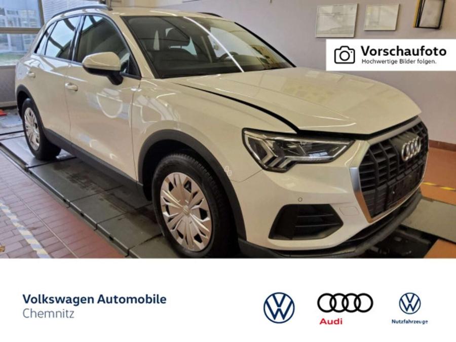 White Audi Q3 2020 in Kaunas, with an engine capacity of 1.50 L and mileage of 64 thousand km for 27499 €, photo 1 on AUTOMOTO.COM.LV