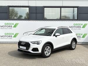 White Audi Q3 2020 in Riga, with an engine capacity of 1.50 L and mileage of 96 thousand km for 21500 €, photo  on AUTOMOTO.COM.LV