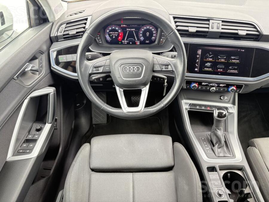 Balts Audi Q3 2020 Rīga, ar dzinēja tilpumu 1.50 L un nobraukumu 96 tūkst. km par 21500 €, foto 16 vietnē AUTOMOTO.COM.LV
