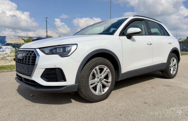 Balts Audi Q3 2020 Šauļi, ar dzinēja tilpumu 1.50 L un nobraukumu 90 tūkst. km par 14450 €, foto 1 vietnē AUTOMOTO.COM.LV
