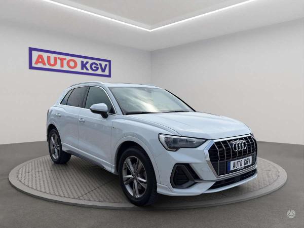 White Audi Q3 2020 in Kaunas, with an engine capacity of 2.00 L and mileage of 99 thousand km for 19999 €, photo 7 on AUTOMOTO.COM.LV