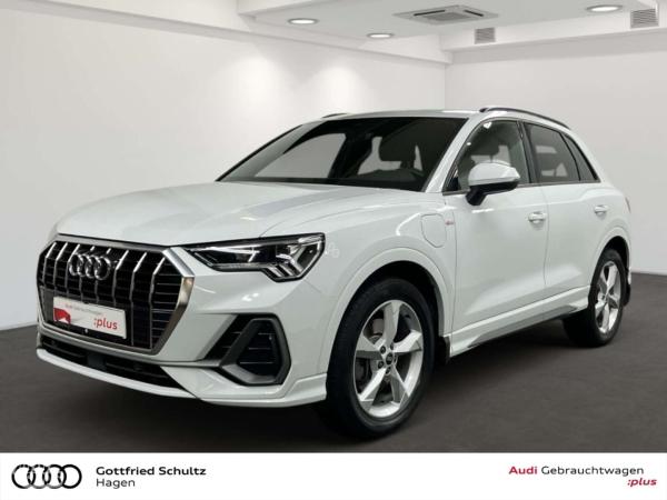 White Audi Q3 2021 in Kaunas, with an engine capacity of 1.40 L and mileage of 67 thousand km for 30074 €, photo 1 on AUTOMOTO.COM.LV