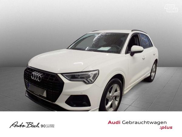 White Audi Q3 2021 in Kaunas, with an engine capacity of 1.50 L and mileage of 43 thousand km for 28893 €, photo 1 on AUTOMOTO.COM.LV