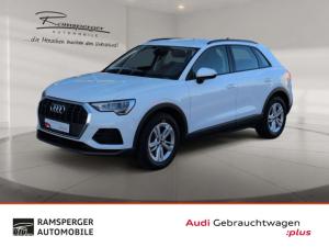 White Audi Q3 2021 in Kaunas, with an engine capacity of 2.00 L and mileage of 63 thousand km for 33092 €, photo  on AUTOMOTO.COM.LV