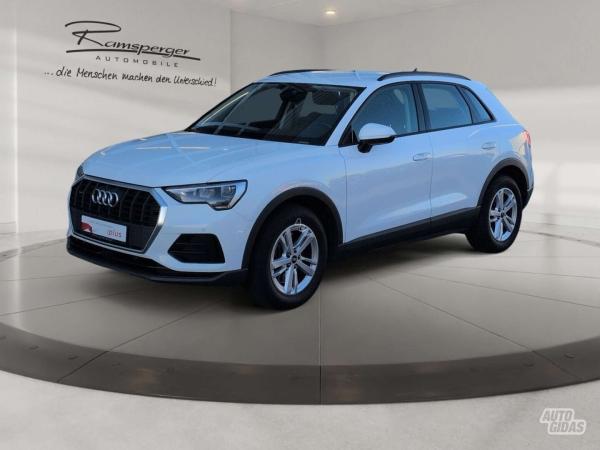 Balts Audi Q3 2021 Kauņa, ar dzinēja tilpumu 2.00 L un nobraukumu 63 tūkst. km par 33092 €, foto 2 vietnē AUTOMOTO.COM.LV