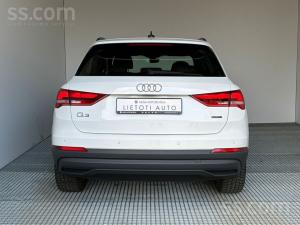 Balts Audi Q3 2021 Rīga, ar dzinēja tilpumu 2.00 L un nobraukumu 70 tūkst. km par 31490 €, foto 5 vietnē AUTOMOTO.COM.LV