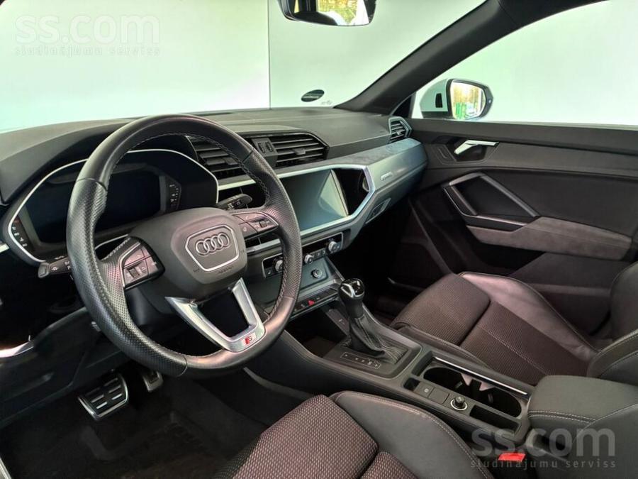 Balts Audi Q3 2021 Rīga, ar dzinēja tilpumu 2.00 L un nobraukumu 70 tūkst. km par 31490 €, foto 7 vietnē AUTOMOTO.COM.LV
