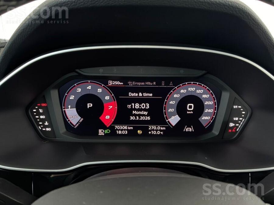 Balts Audi Q3 2021 Rīga, ar dzinēja tilpumu 2.00 L un nobraukumu 70 tūkst. km par 31490 €, foto 12 vietnē AUTOMOTO.COM.LV