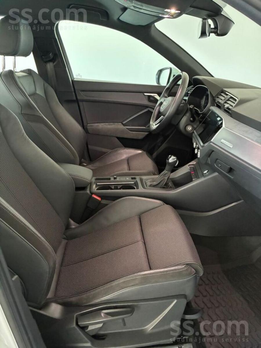 Balts Audi Q3 2021 Rīga, ar dzinēja tilpumu 2.00 L un nobraukumu 70 tūkst. km par 31490 €, foto 17 vietnē AUTOMOTO.COM.LV