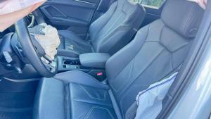 White Audi Q3 2021 in Ukmerge, with an engine capacity of 1.98 L and mileage of 61 thousand km for 9999 €, photo 14 on AUTOMOTO.COM.LV