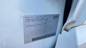 White Audi Q3 2021 in Ukmerge, with an engine capacity of 1.98 L and mileage of 61 thousand km for 9999 €, photo 19 on AUTOMOTO.COM.LV