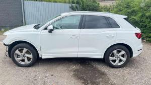 White Audi Q3 2021 in Ukmerge, with an engine capacity of 1.98 L and mileage of 95 thousand km for 8499 €, photo 9 on AUTOMOTO.COM.LV