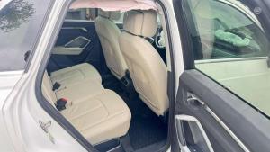 White Audi Q3 2021 in Ukmerge, with an engine capacity of 1.98 L and mileage of 95 thousand km for 8499 €, photo 17 on AUTOMOTO.COM.LV