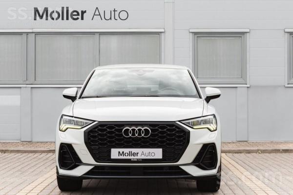White Audi Q3 2021 in Ventspils, with an engine capacity of 1.50 L and mileage of 109 thousand km for 28450 €, photo 8 on AUTOMOTO.COM.LV