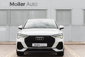 White Audi Q3 2021 in Ventspils, with an engine capacity of 1.50 L and mileage of 109 thousand km for 28450 €, photo 9 on AUTOMOTO.COM.LV