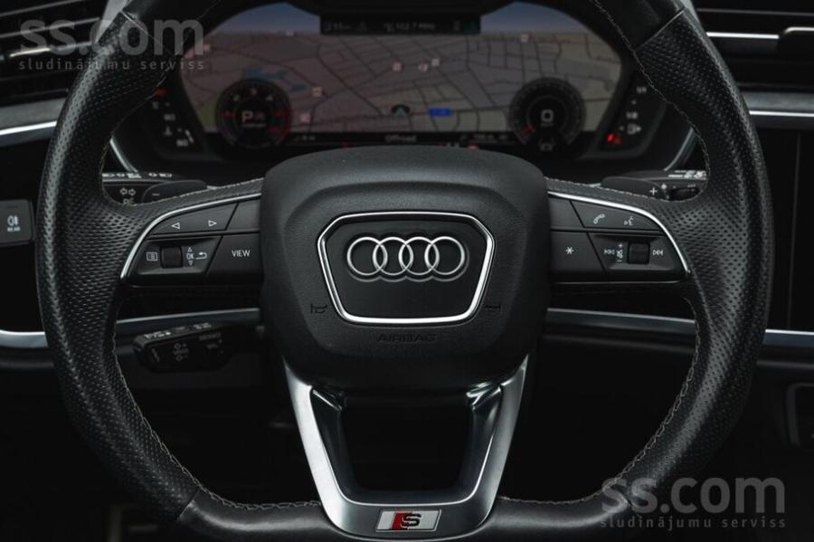White Audi Q3 2021 in Ventspils, with an engine capacity of 1.50 L and mileage of 109 thousand km for 28450 €, photo 20 on AUTOMOTO.COM.LV