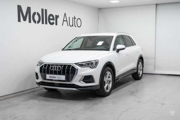 Balts Audi Q3 2022 Viļņa, ar dzinēja tilpumu 2.00 L un nobraukumu 152 tūkst. km par 24900 €, foto 1 vietnē AUTOMOTO.COM.LV