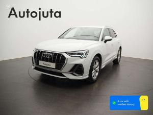 Balts Audi Q3 2022 Viļņa, ar dzinēja tilpumu 1.50 L un nobraukumu 54 tūkst. km par 26900 €, foto  vietnē AUTOMOTO.COM.LV
