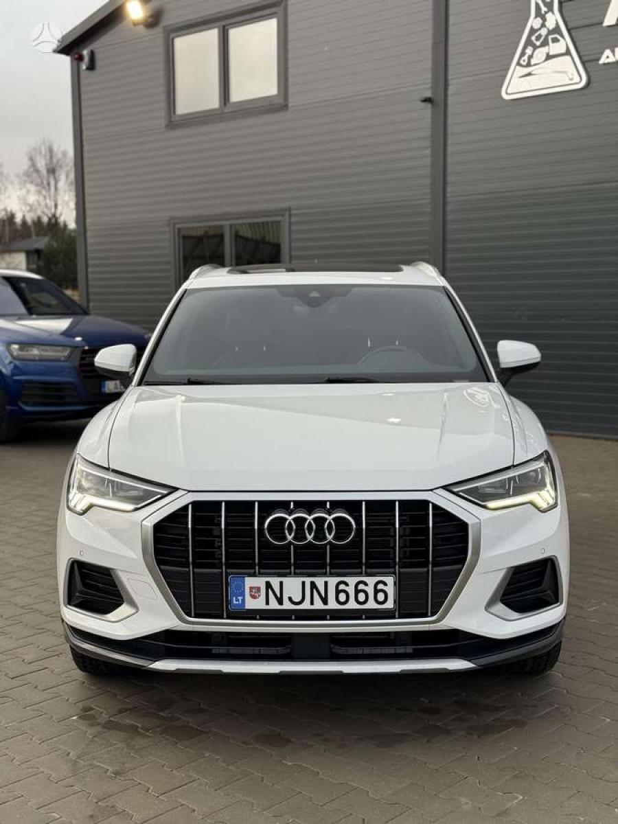 Balts Audi Q3 2022 Viļņa, ar dzinēja tilpumu 1.98 L un nobraukumu 90 tūkst. km par 22500 €, foto 3 vietnē AUTOMOTO.COM.LV