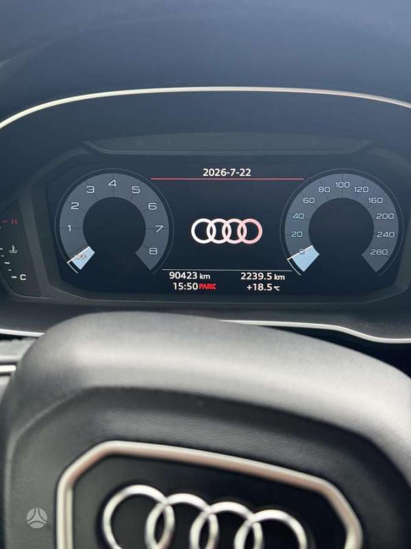 Balts Audi Q3 2022 Viļņa, ar dzinēja tilpumu 1.98 L un nobraukumu 90 tūkst. km par 22500 €, foto 9 vietnē AUTOMOTO.COM.LV