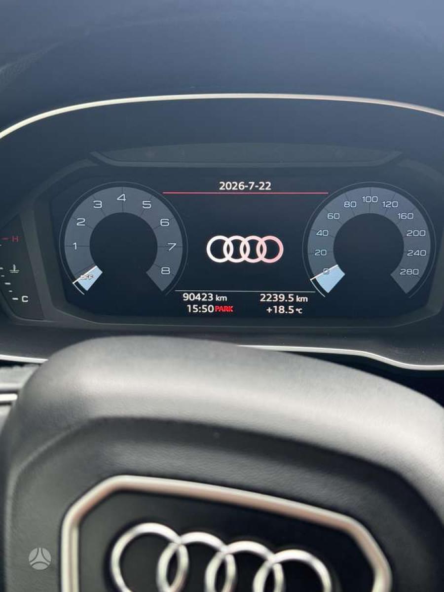 Balts Audi Q3 2022 Viļņa, ar dzinēja tilpumu 1.98 L un nobraukumu 90 tūkst. km par 22500 €, foto 10 vietnē AUTOMOTO.COM.LV