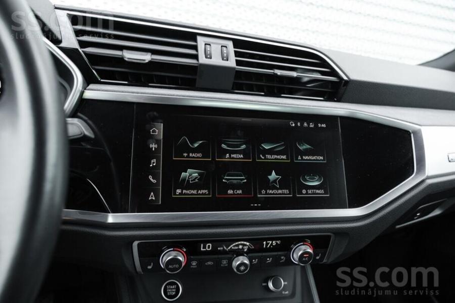 White Audi Q3 2022 in Riga, with an engine capacity of 1.40 L and mileage of 98 thousand km for 26800 €, photo 36 on AUTOMOTO.COM.LV