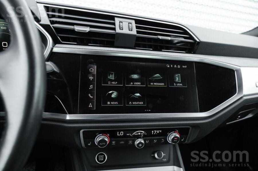 White Audi Q3 2022 in Riga, with an engine capacity of 1.40 L and mileage of 98 thousand km for 26800 €, photo 46 on AUTOMOTO.COM.LV