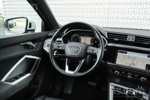 White Audi Q3 2022 in Riga, with an engine capacity of 1.40 L and mileage of 98 thousand km for 26800 €, photo 55 on AUTOMOTO.COM.LV