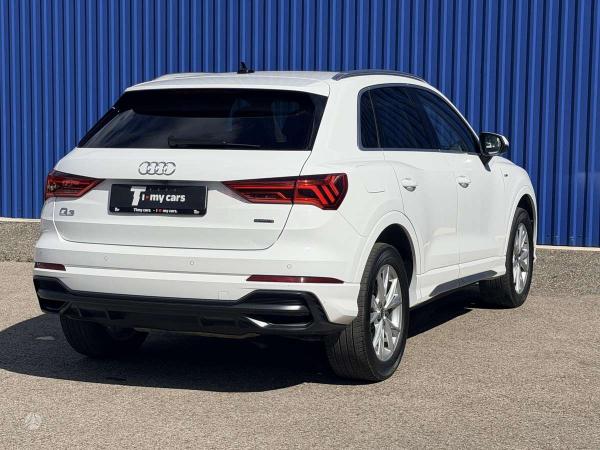 Balts Audi Q3 2022 Kauņa, ar dzinēja tilpumu 1.98 L un nobraukumu 110 tūkst. km par 23900 €, foto 3 vietnē AUTOMOTO.COM.LV