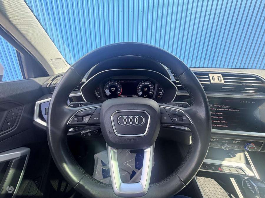 Balts Audi Q3 2022 Kauņa, ar dzinēja tilpumu 1.98 L un nobraukumu 110 tūkst. km par 23900 €, foto 15 vietnē AUTOMOTO.COM.LV