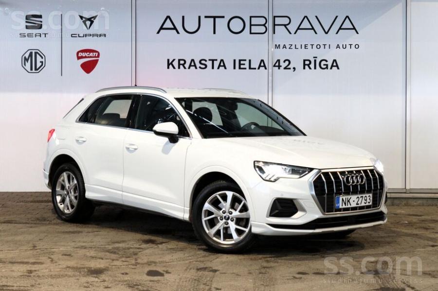 Белый Ауди Ку3 2023 в Рига, объемом двигателя 1.50 л и пробегом 39 тыс. км за 27500 €, фото 4 на AUTOMOTO.COM.LV