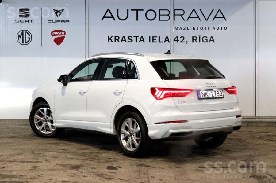Белый Ауди Ку3 2023 в Рига, объемом двигателя 1.50 л и пробегом 39 тыс. км за 27500 €, фото 7 на AUTOMOTO.COM.LV