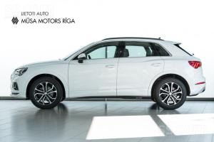 White Audi Q3 2023 in Riga, with an engine capacity of 1.50 L and mileage of 45 thousand km for 27900 €, photo 10 on AUTOMOTO.COM.LV