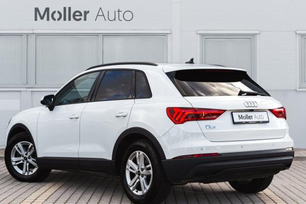 White Audi Q3 2024 in Ventspils, with an engine capacity of 1.50 L and mileage of 46 thousand km for 31050 €, photo 3 on AUTOMOTO.COM.LV