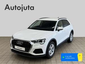 Balts Audi Q3 2025 Kauņa, ar dzinēja tilpumu 1.50 L un nobraukumu 4 tūkst. km par 29800 €, foto  vietnē AUTOMOTO.COM.LV