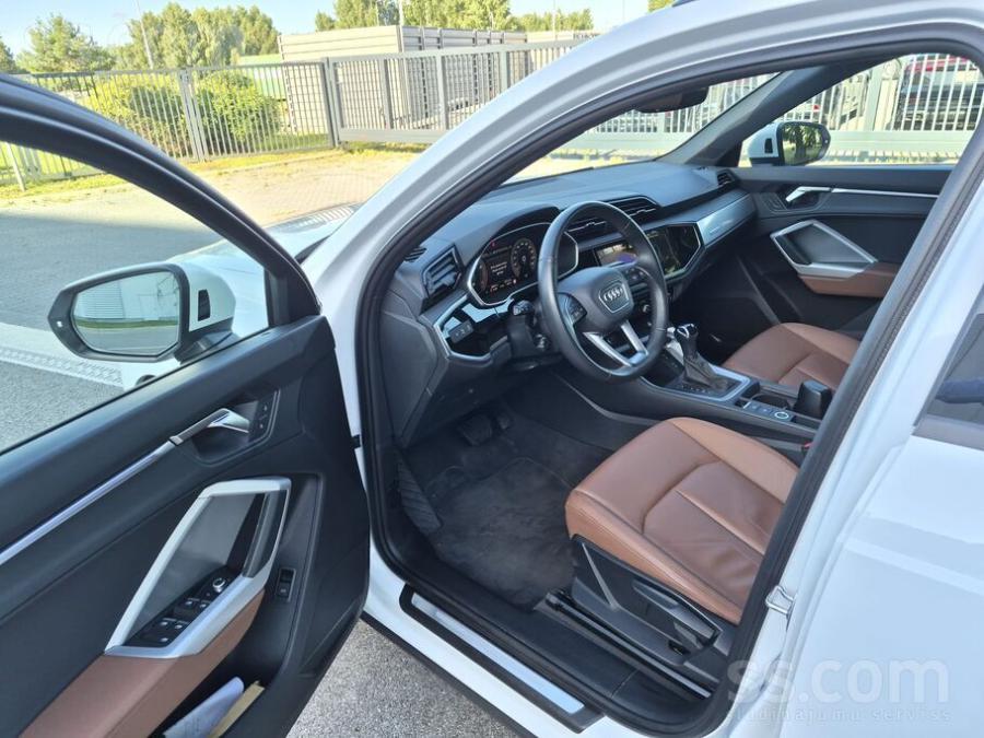 Balts Audi Q3 2025 Rīga, ar dzinēja tilpumu 1.50 L un nobraukumu 39 tūkst. km par 34500 €, foto 8 vietnē AUTOMOTO.COM.LV