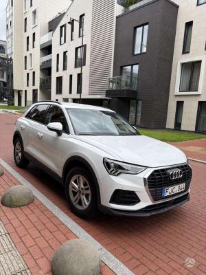 White Audi Q3 2026 in Vilnius, with an engine capacity of 1.50 L and mileage of 2 thousand km for 29995 €, photo  on AUTOMOTO.COM.LV