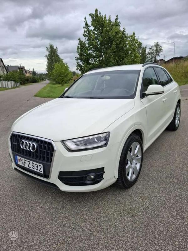 Balts Audi Q3 2012 Panevēža, ar dzinēja tilpumu 2.00 L un nobraukumu 326 tūkst. km par 9500 €, foto 1 vietnē AUTOMOTO.COM.LV