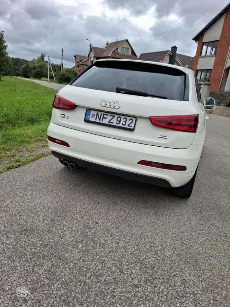 Balts Audi Q3 2012 Panevēža, ar dzinēja tilpumu 2.00 L un nobraukumu 326 tūkst. km par 9500 €, foto 3 vietnē AUTOMOTO.COM.LV