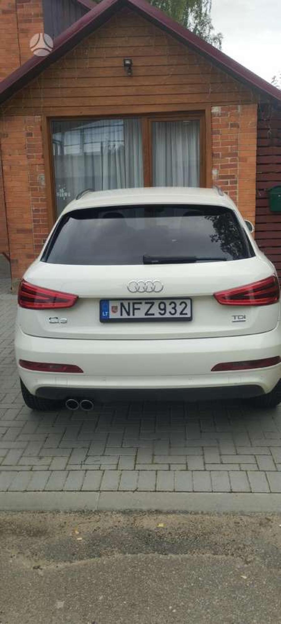 Balts Audi Q3 2012 Panevēža, ar dzinēja tilpumu 2.00 L un nobraukumu 326 tūkst. km par 9500 €, foto 12 vietnē AUTOMOTO.COM.LV
