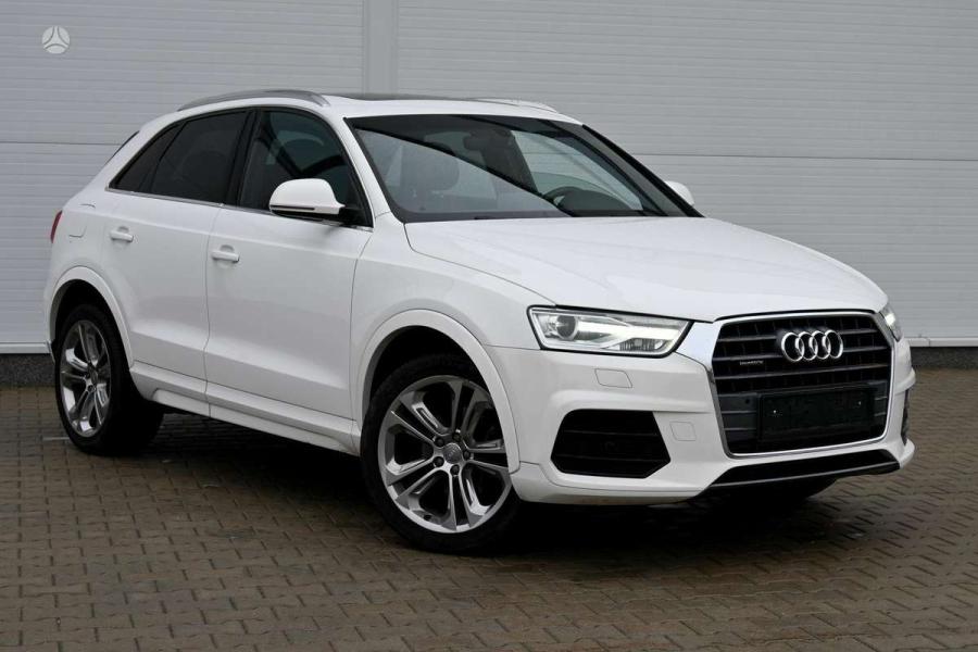 White Audi Q3 2016 in Kretinga, with an engine capacity of 2.00 L and mileage of 139 thousand km for 13999 €, photo 1 on AUTOMOTO.COM.LV